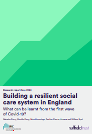 Building a resilient social care system in England. What can be learnt ...