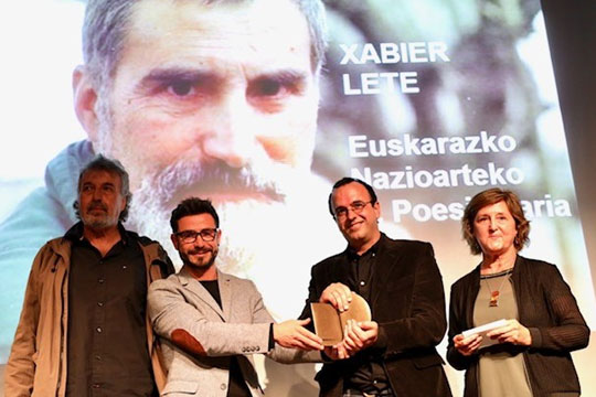 Acto de entrega V. premio Internacional de Poesía en Euskera Xabier ...