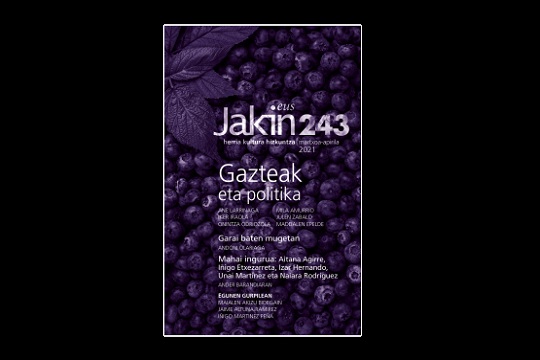 Jakin 243: Gazteak eta politika - Gobierno Vasco - Euskadi.eus