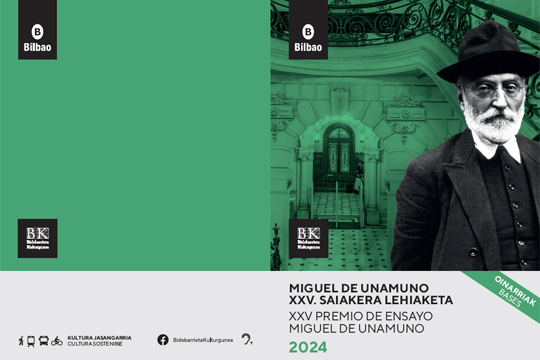 Premio de Ensayo Miguel de Unamuno 2024 - Cultura - Euskadi.eus